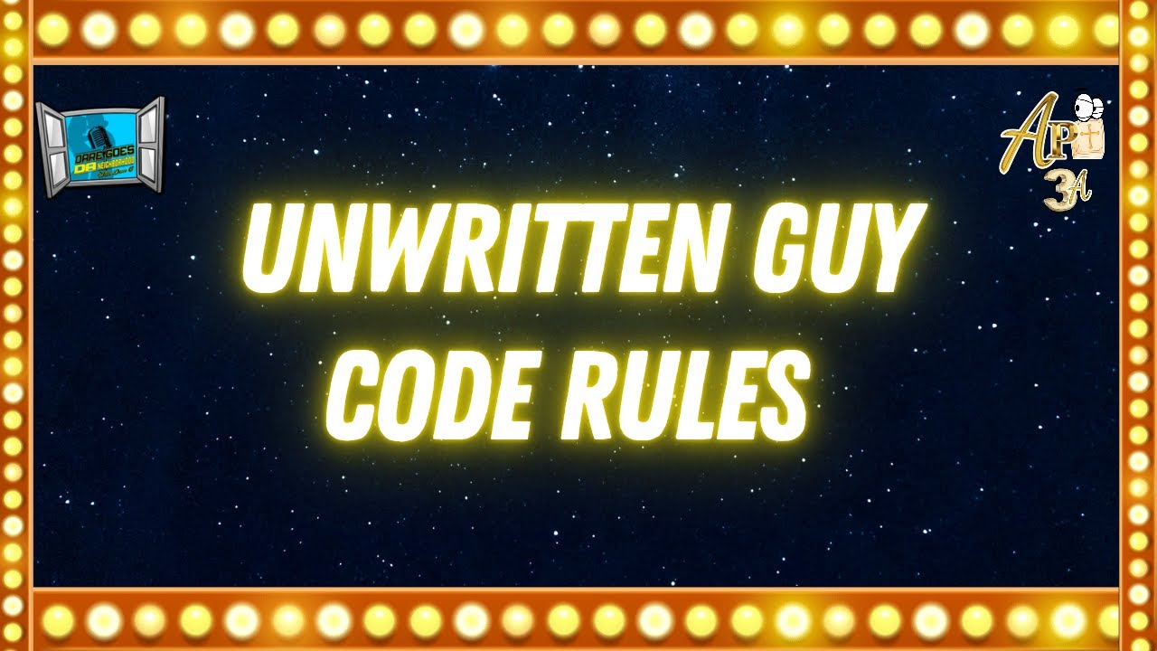 Episode 6 Unwritten Guy Code Rules - YouTube