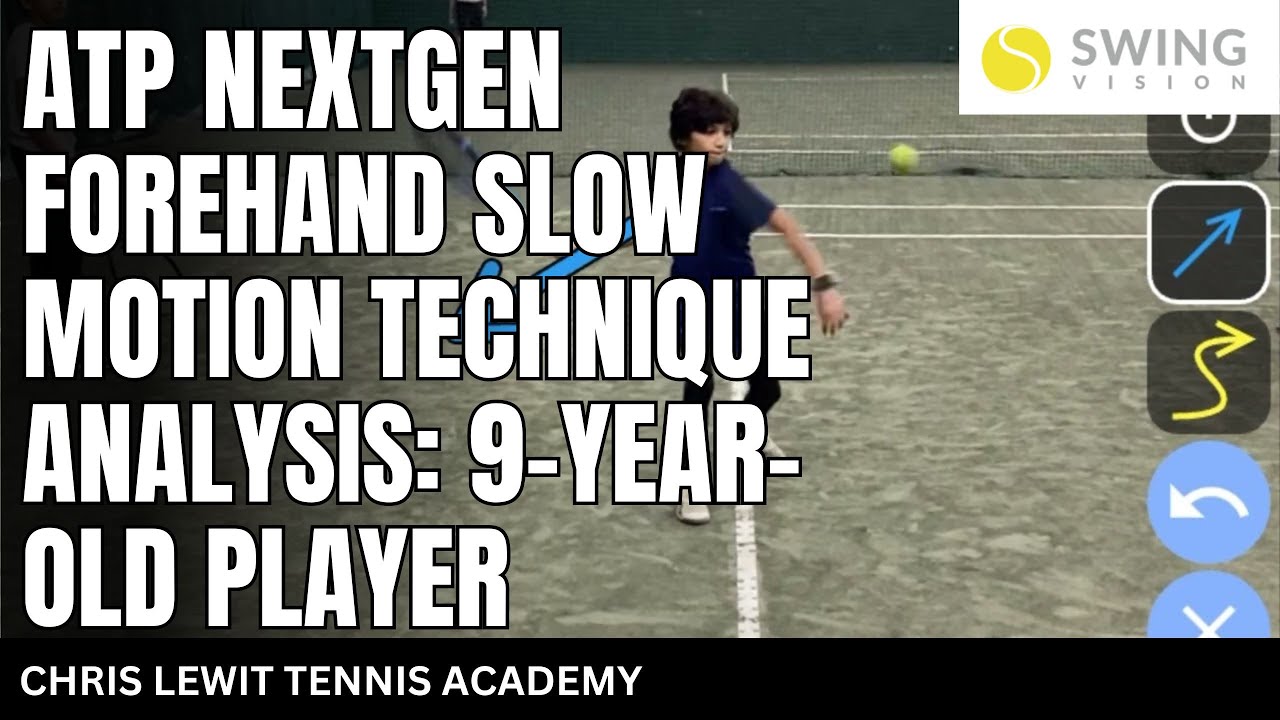 ATP NextGen Forehand Slow Motion Technique Analysis: 9-Year-Old Player ...