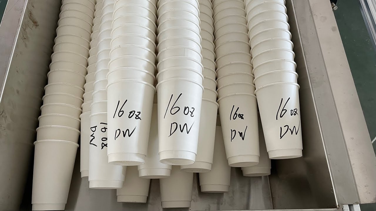 Hot melt glue double wall paper cup sleeve making machine FeeNoT.com ...