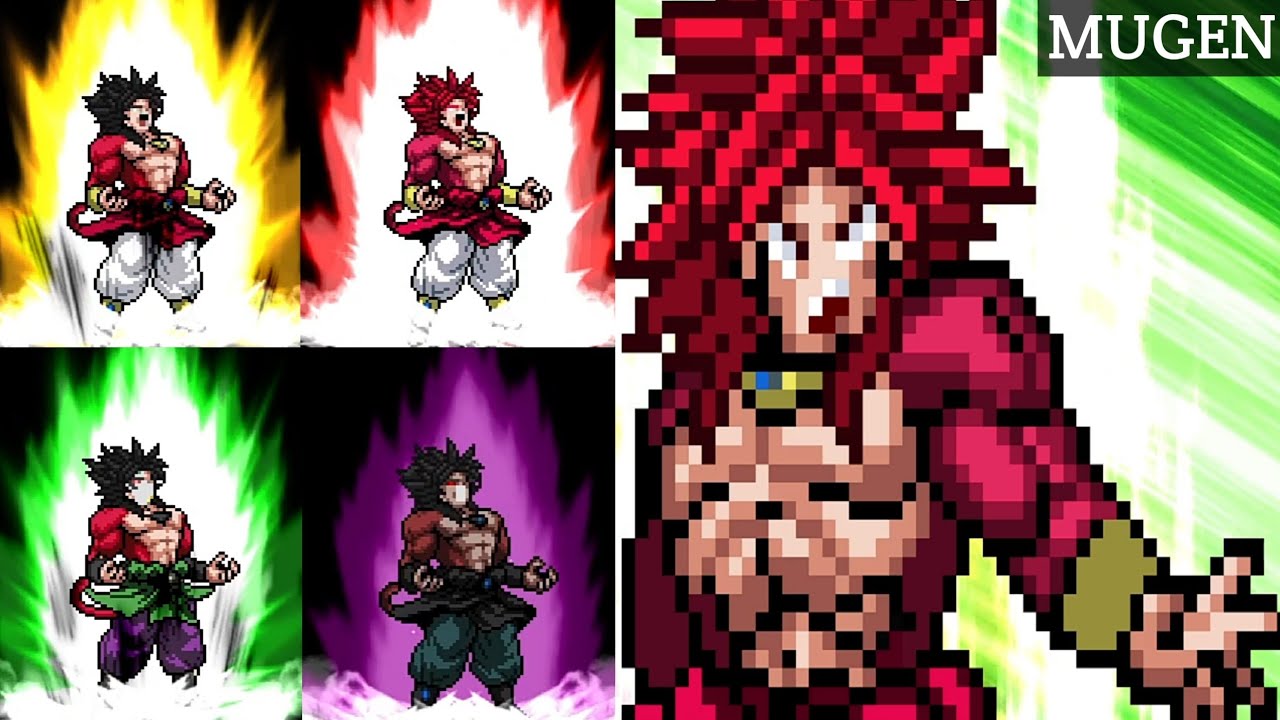 Broly SSJ4 (By Teixeira's Mugen) | New Release | AI Batttle | Mugen Jus ...