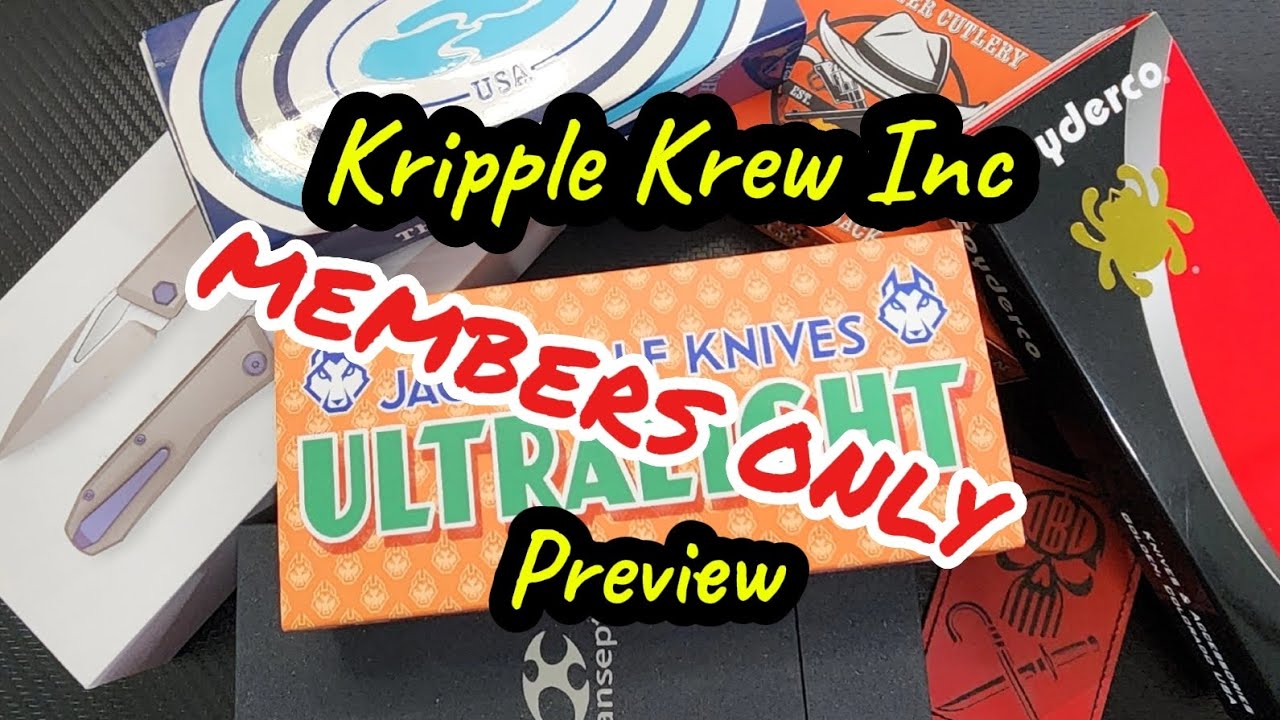 Insane Budget & Premium EDC Knives🔥 Kripple Krew Inc Members Only ...