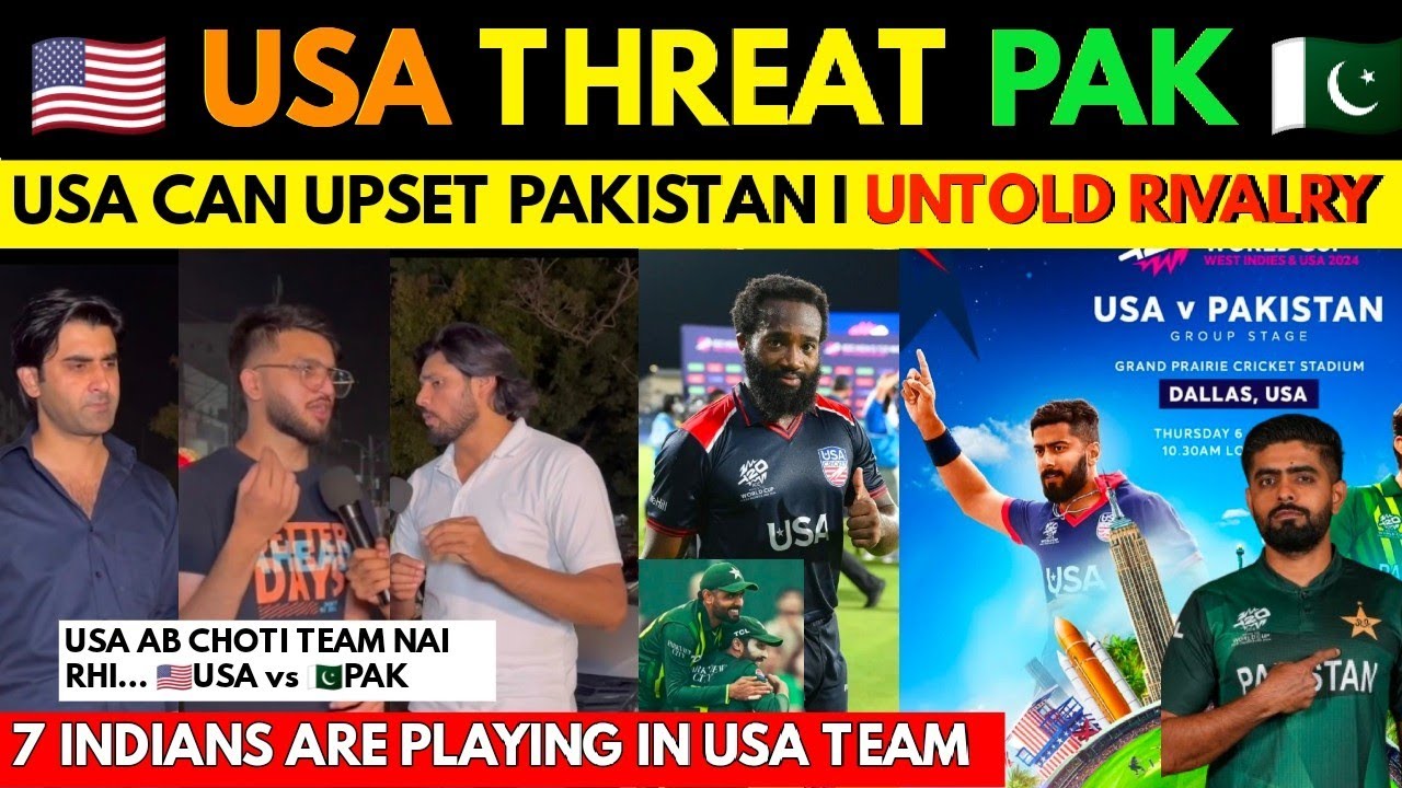 USA vs PAK 😱 Who Will Win? USA Can Upset Pakistan? I T20 World cup 2024 ...