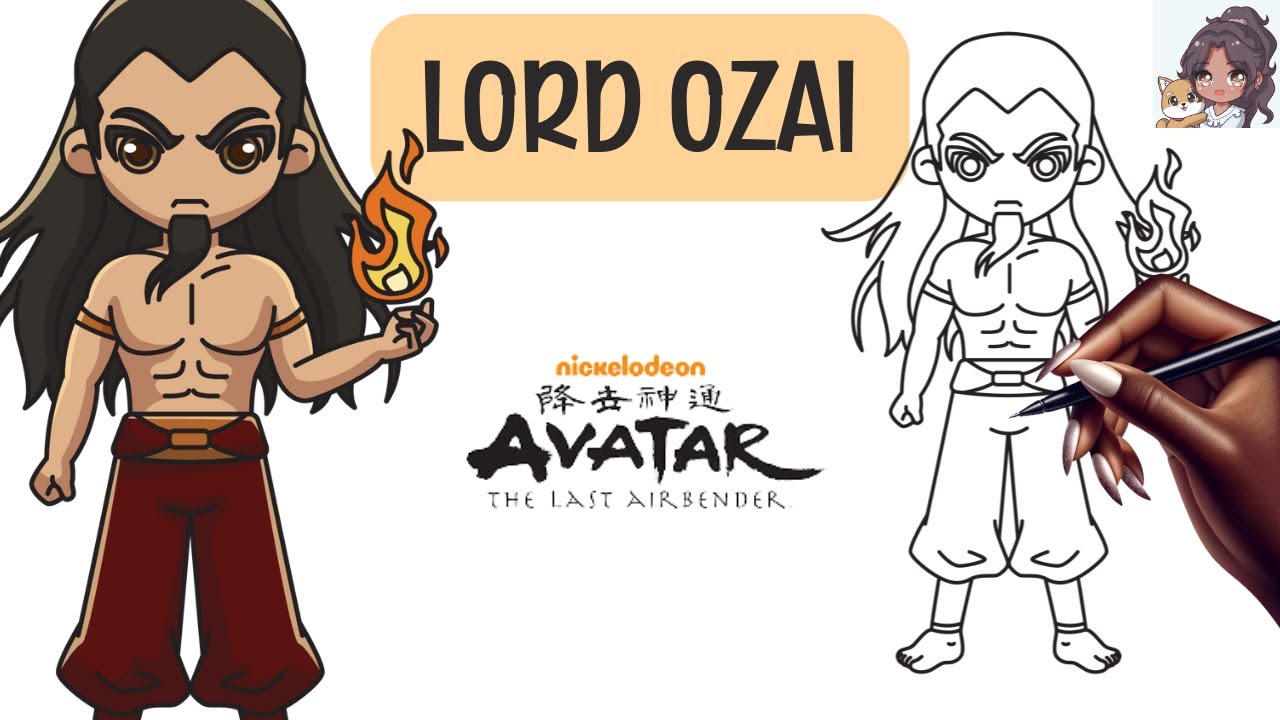 How to Draw Fire Lord Ozai ⏐ Avatar: The Last Air Bender ⏐ Cute Easy ...