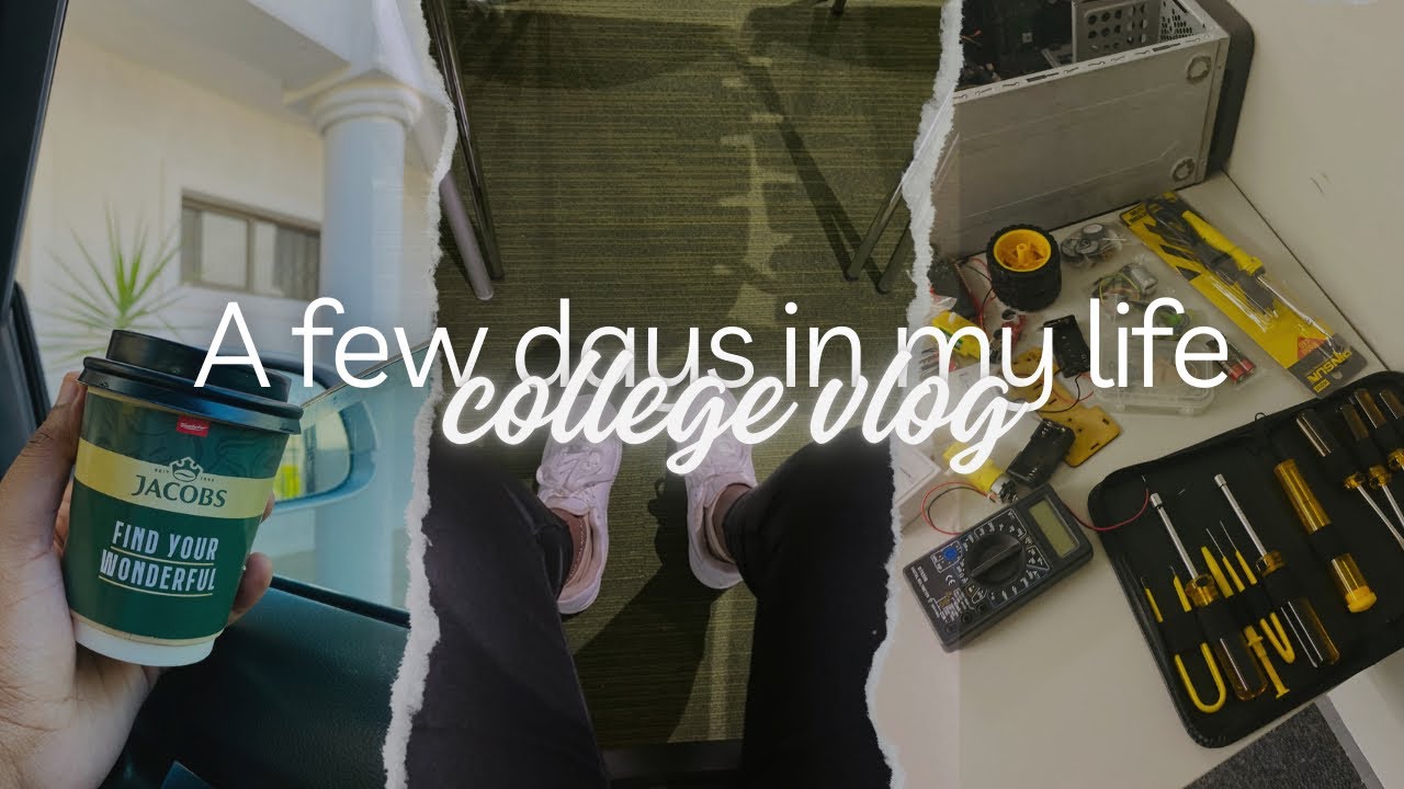 COLLEGE VLOG 🤍| A few days in my life | Campus life & school work - YouTube