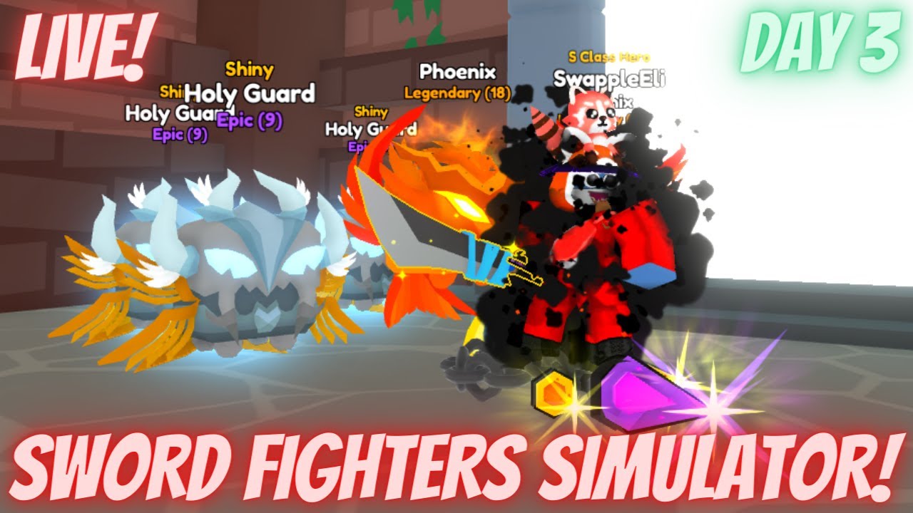 ROBLOX SWORD FIGHTERS SIMULATOR! 🔴LIVE🔴 - YouTube