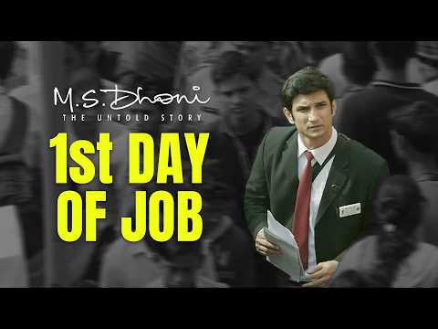 MS Dhoni's First Day as a Railway TC | M.S. Dhoni: The Untold Story