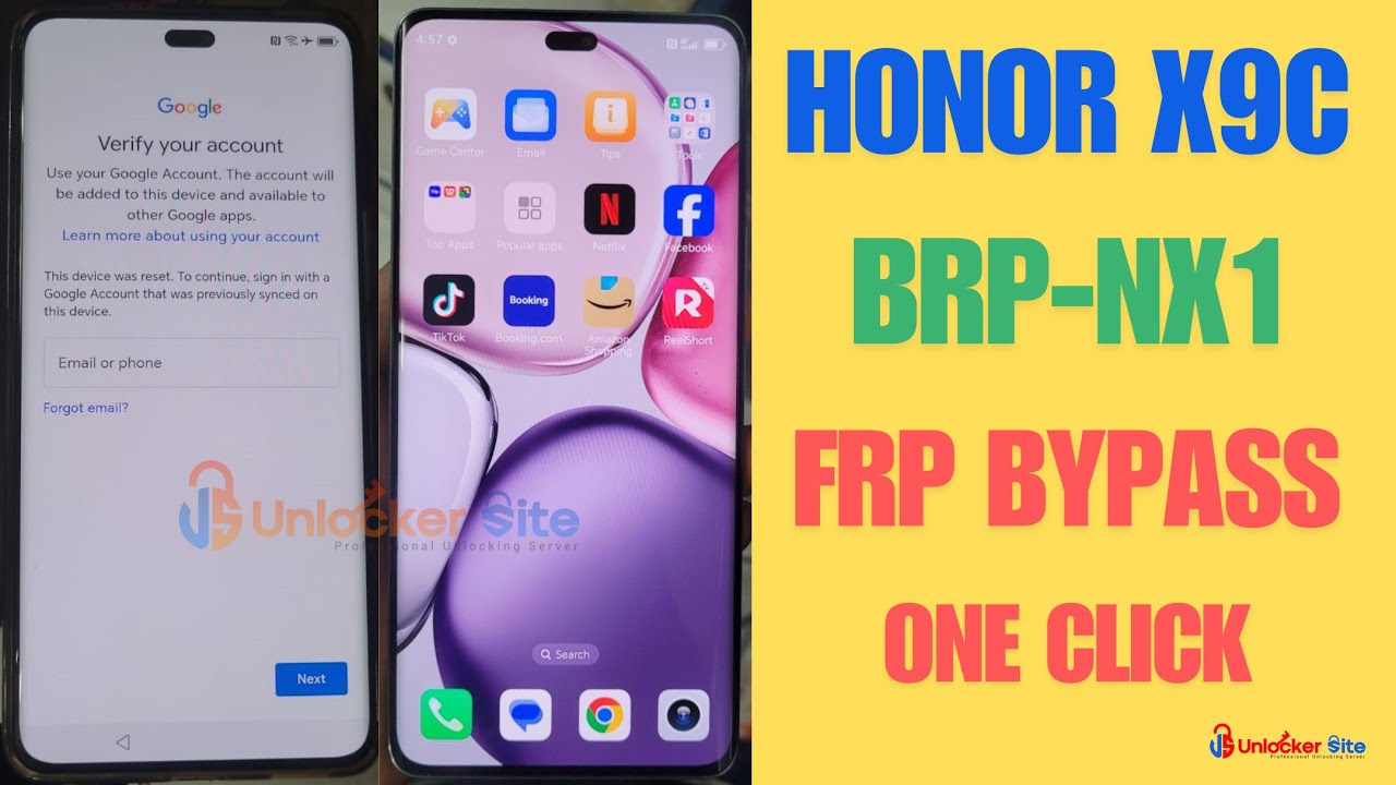 Honor X9C (BRP-NX1) FRP Bypass | One Click | No Dead Risk - YouTube