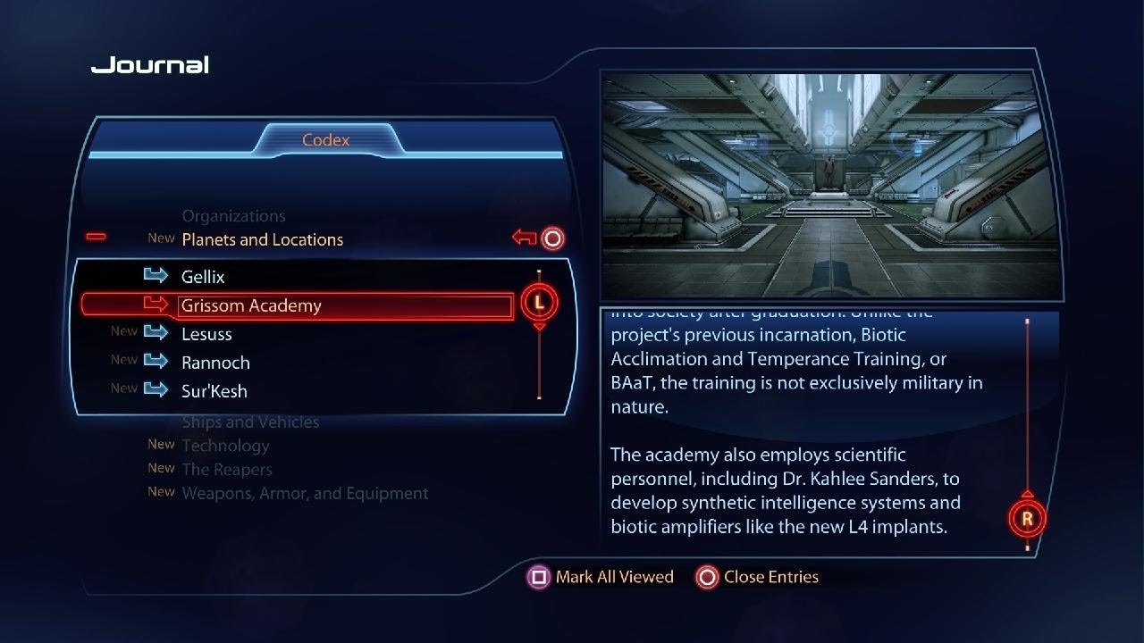 Mass Effect 3: Codex 2 - YouTube