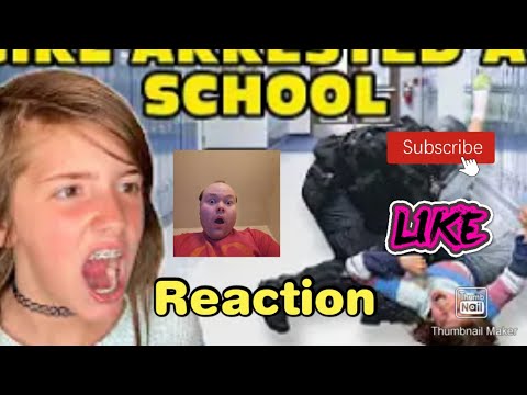 Reaction to Girl Temper Tantrum Arrested At School! [Original]