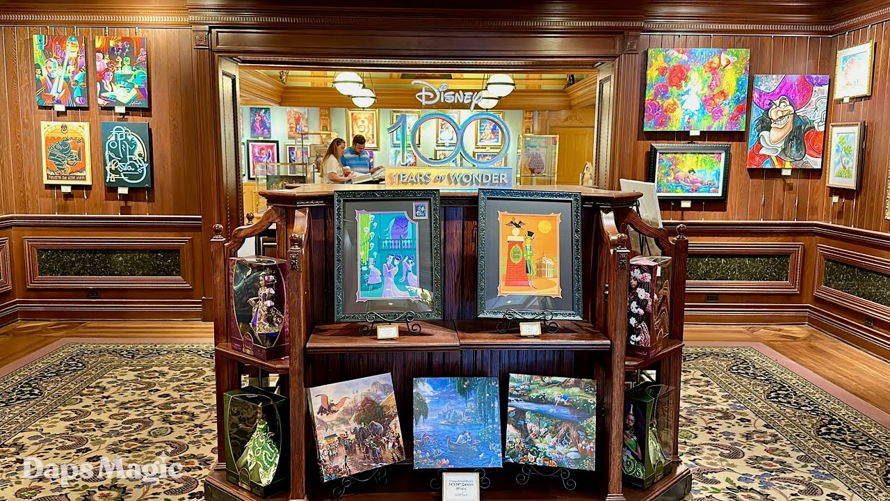 Disneyana & Art Gallery | Disneyland 2023 4K - YouTube