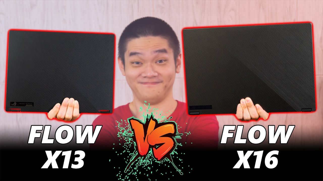 Which one is BETTER? ROG Flow X13 vs Flow X16? - YouTube