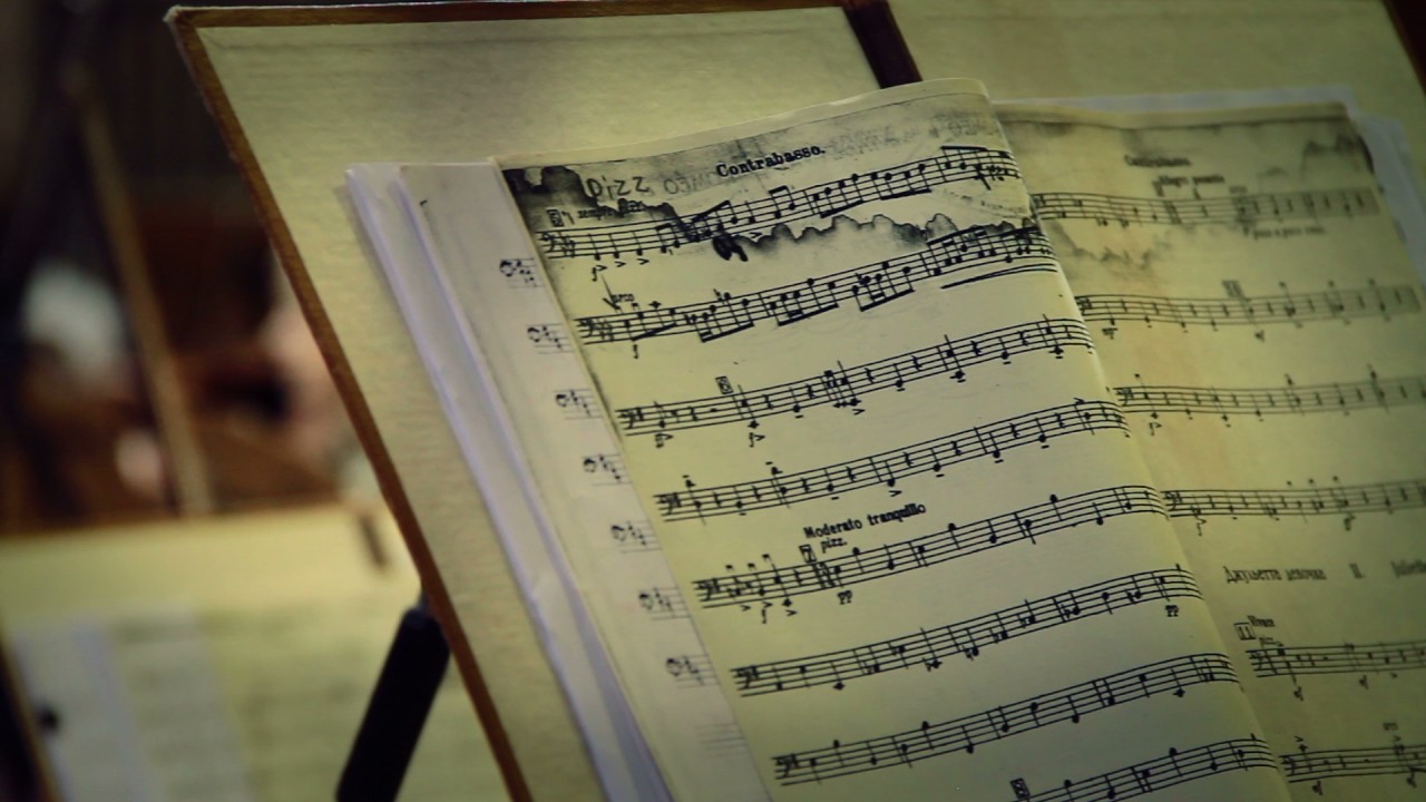 Symphony Orchestra. Notes. HD Stock Footage. - YouTube