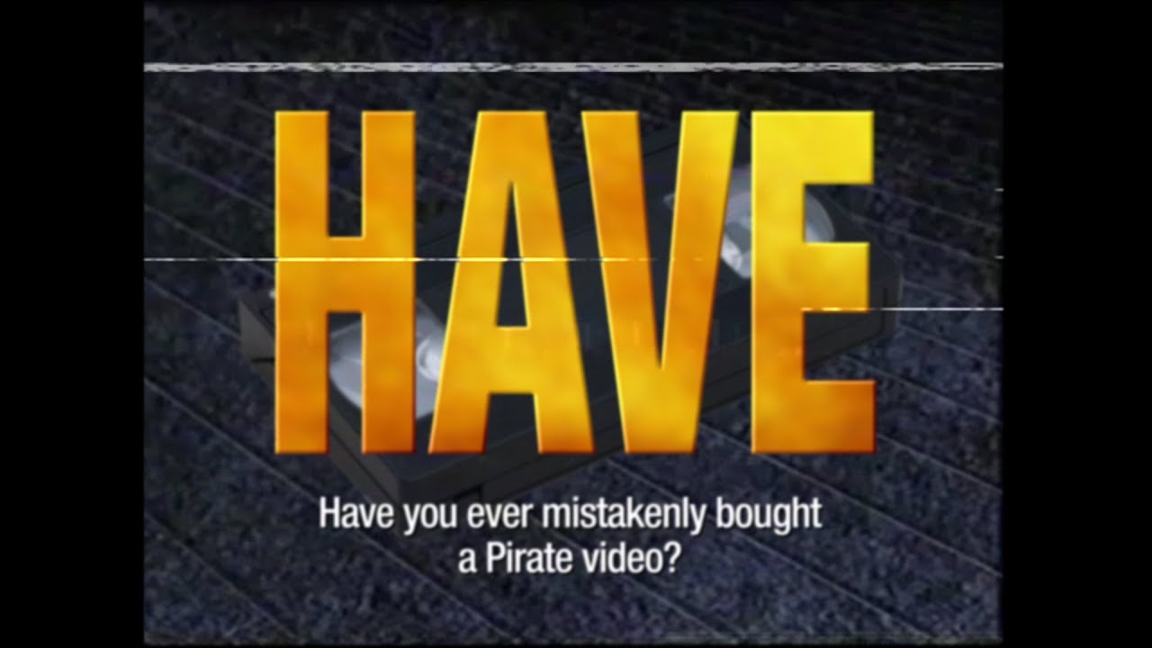 VHS Piracy Warning (Australia 90s) - YouTube