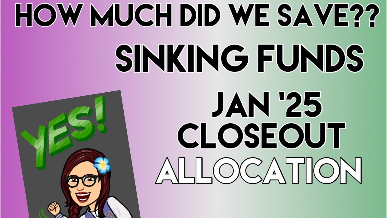 How to Save Into Sinking Funds!! 😱 Over $1k Jan ‘25 saved!!! # ...