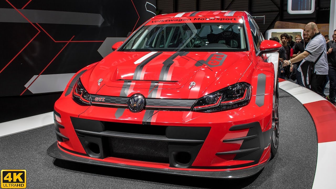 VOLKSWAGEN GOLF GTI TRC - GENEVA MOTOR SHOW [2018 4K] - YouTube