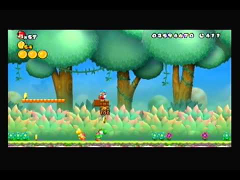 Failed NSMBW Custom Level Toxic Forest - YouTube