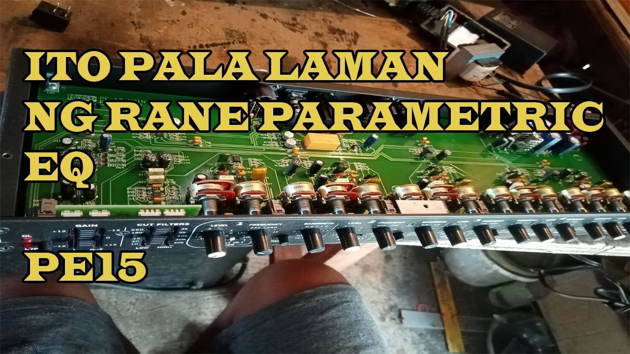 RANE PARAMETRIC EQ PE17 - YouTube