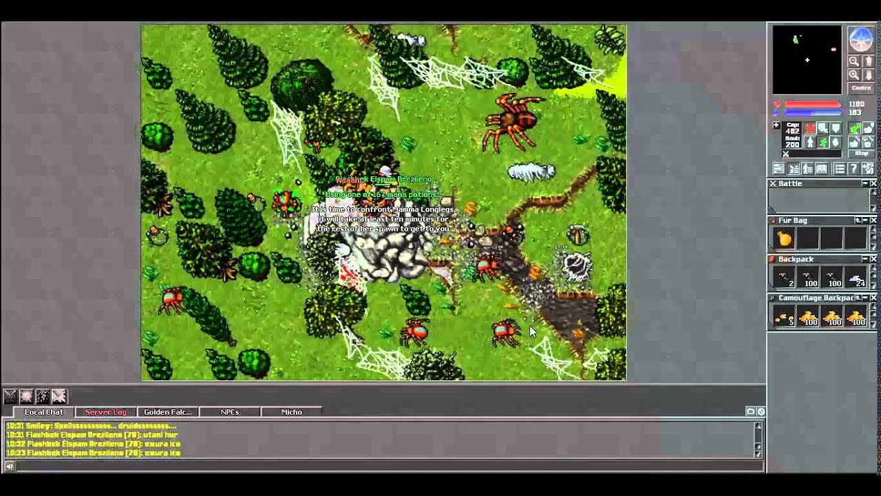 [TIBIA] Mini World Change: Mamma Longlegs - YouTube