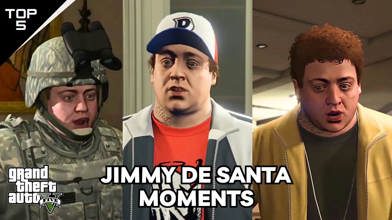 5 Best Jimmy De Santa Moments | GTA 5 (PS5) - YouTube