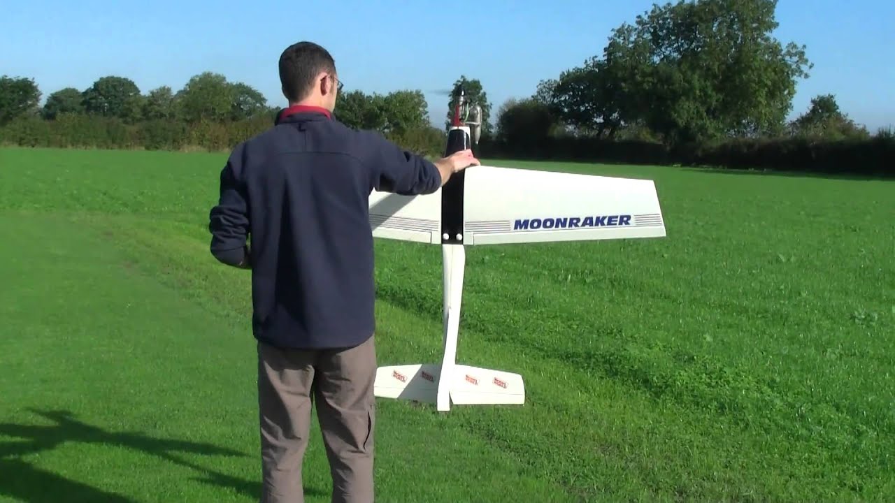 RC plane dead stick landing - YouTube