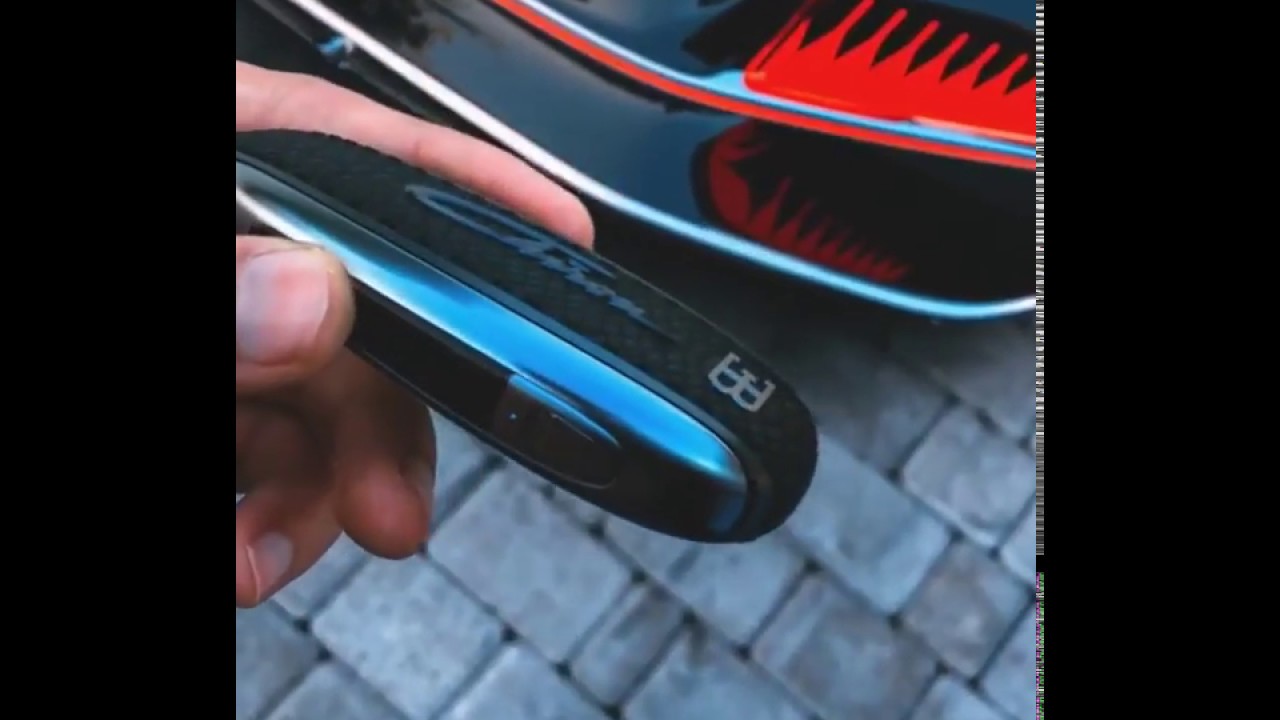 Concept design of key for Bugatti Chiron - YouTube