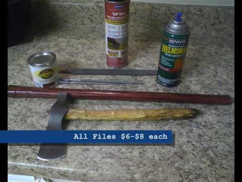 Cold Steel Trail Hawk Mod - YouTube