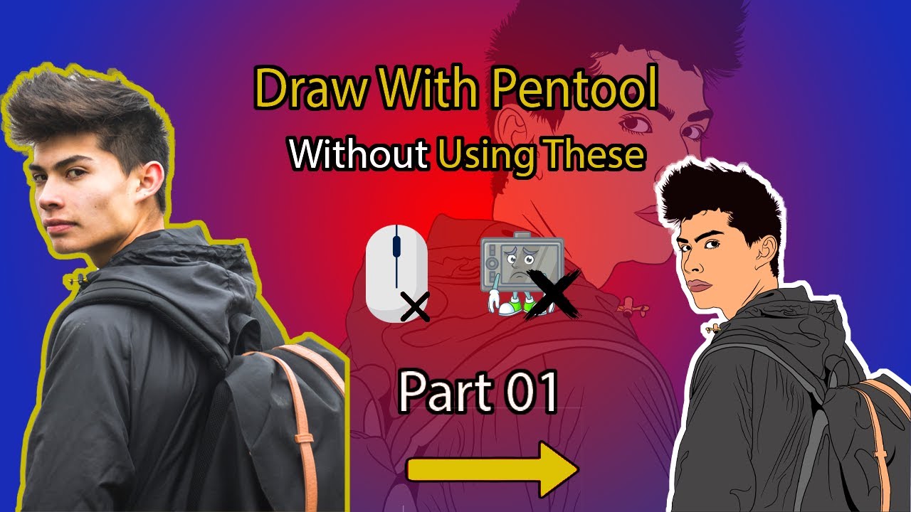 Portrait Random Image Part 01/Adobe Illustrator - YouTube