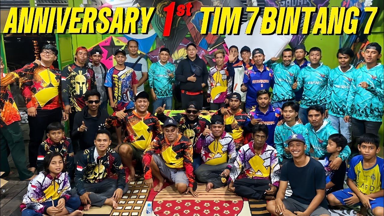 PECAH‼️ ANNIVERSARY TIM 7 BINTANG 7 YANG KE 1 TAHUN BERJALAN LANCAR ...