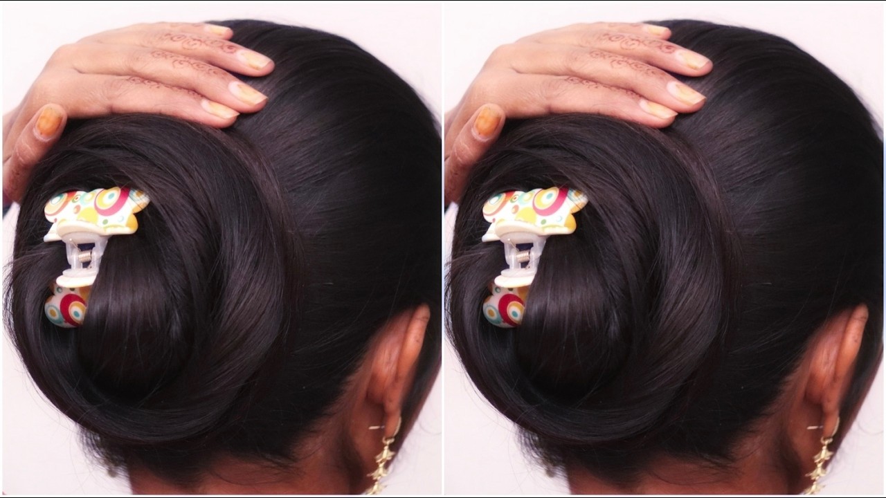 Classic Hair Clip Style for Effortless Elegance |Quick and Elegant Hair ...