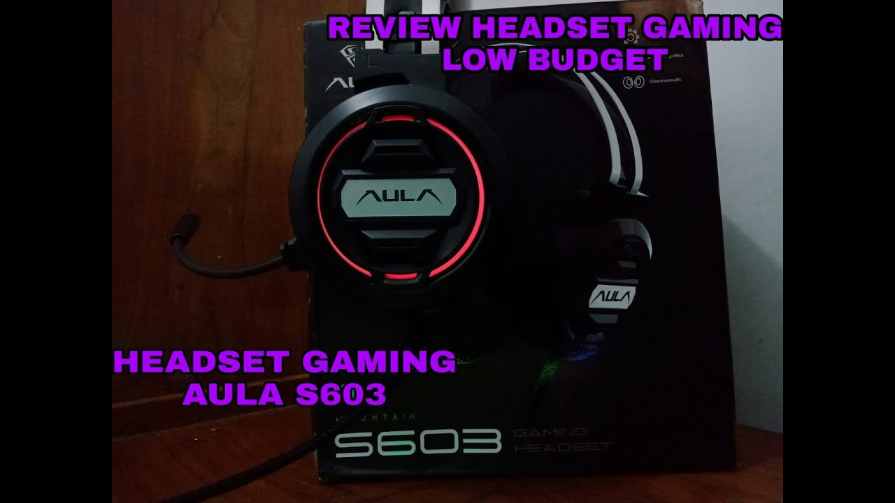 REVIEW GAMING HEADSET AULA S603 - YouTube
