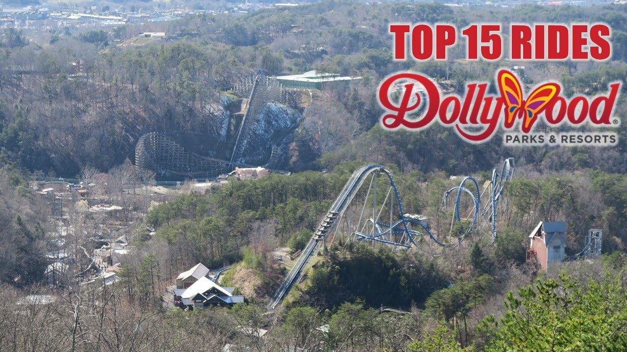 Top 15 Rides at Dollywood & Dollywood's Splash Country - YouTube