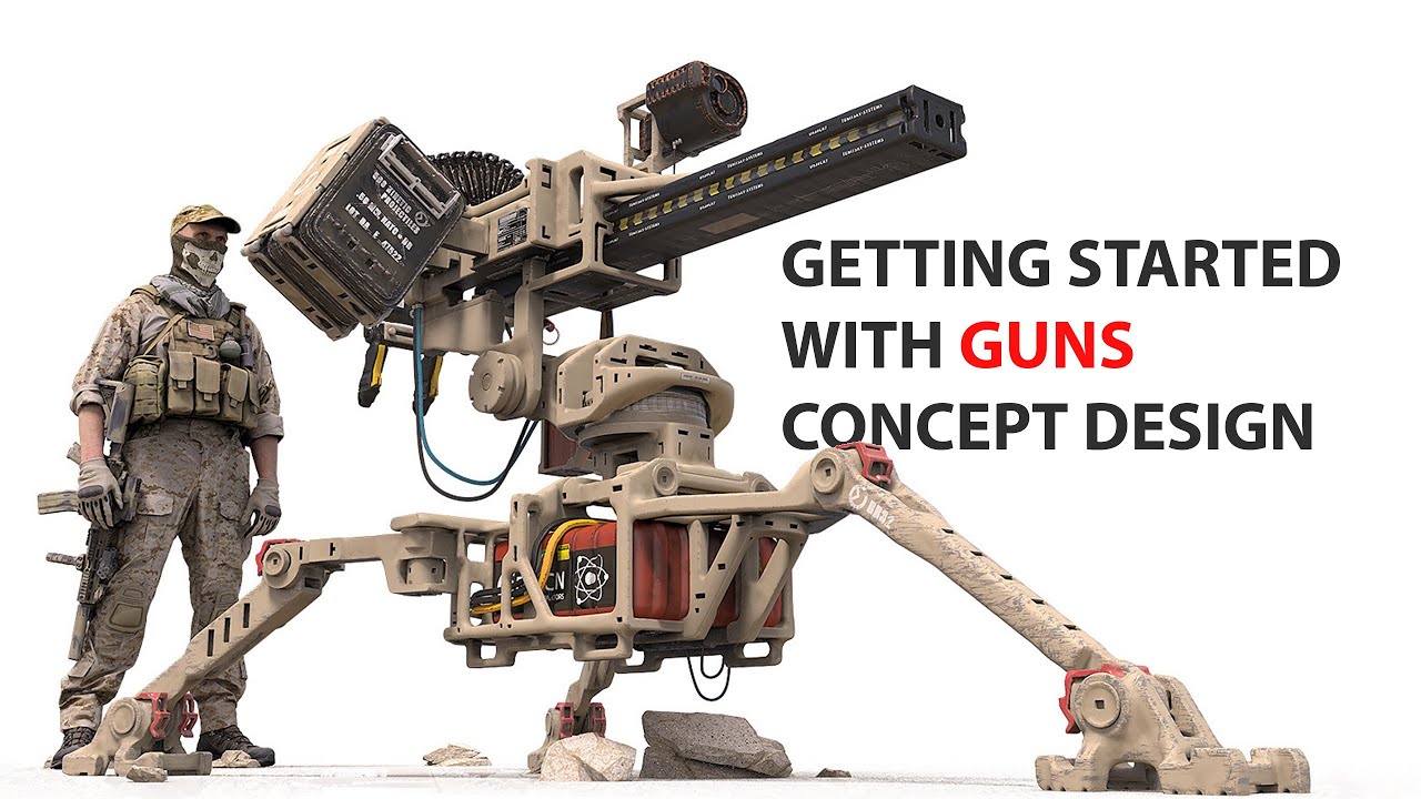 Getting started with guns concept design - YouTube