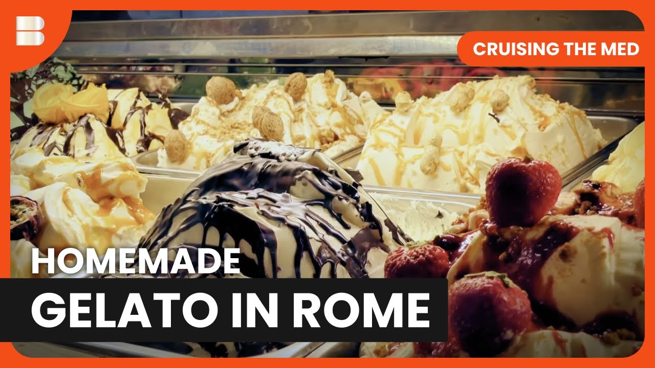 Making Traditional Gelato in Rome | Cruising the Med - YouTube