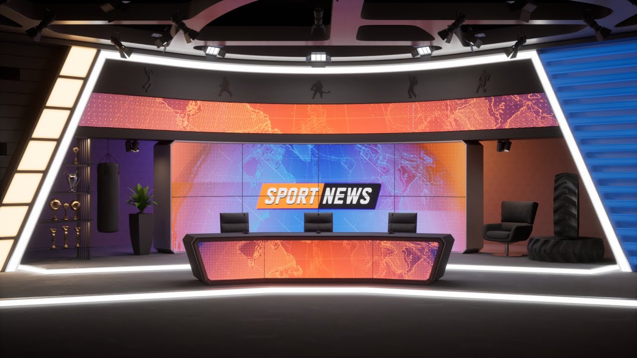 Unreal Engine 4 Virtual TV Sport Studio - YouTube