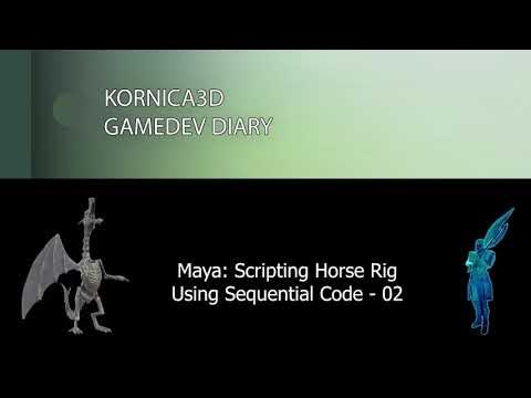 Rigging a Horse in Maya with Sequential Code – Part 2: Building First ...