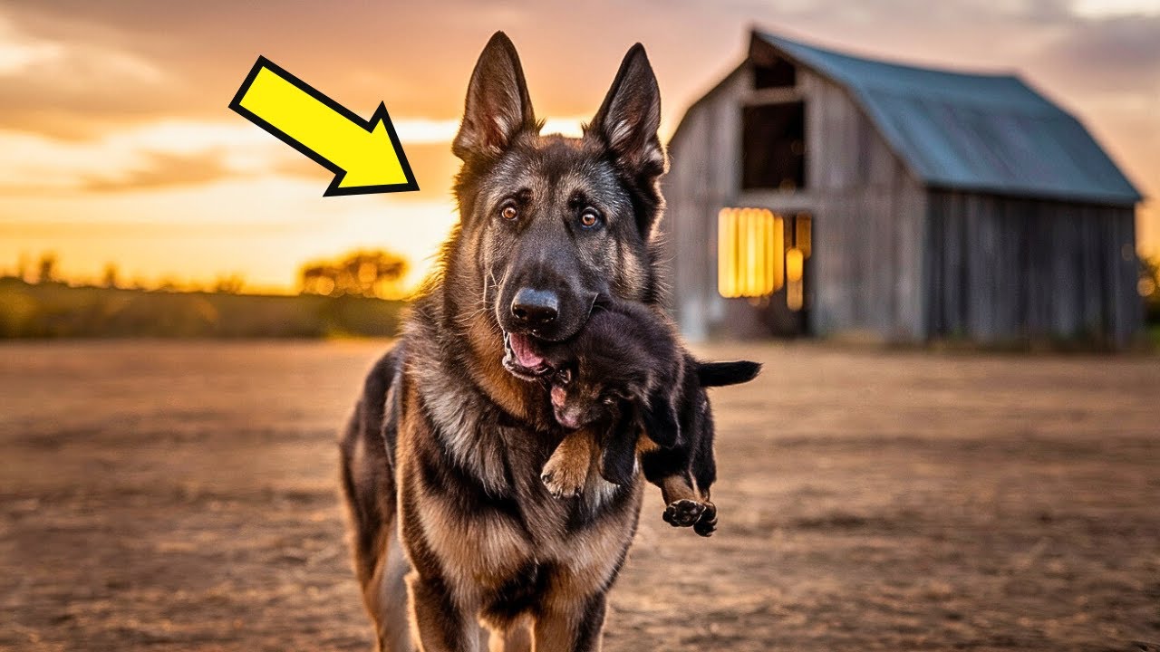 Desperate German Shepherd Mother Brings Her Dying Puppy to a Woman What ...