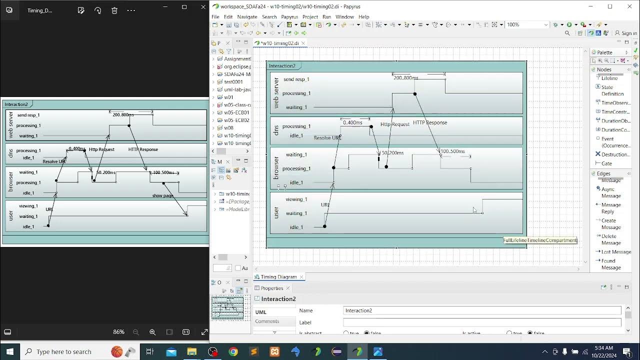 How to create UML timing diagram in Eclipse Papyrus - Part 2 - YouTube