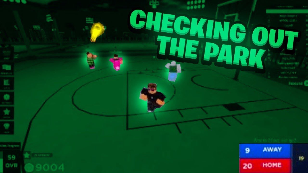 Roblox: CHECKING OUT THE PARK IN BASKETBALL LEGENDS AND WE COMEBACK ...