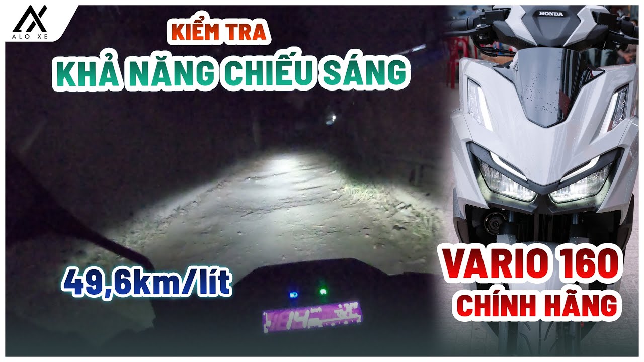 Tập 1- Test khả năng chiếu sáng và vận hành của Honda Vario 160 2023 ...