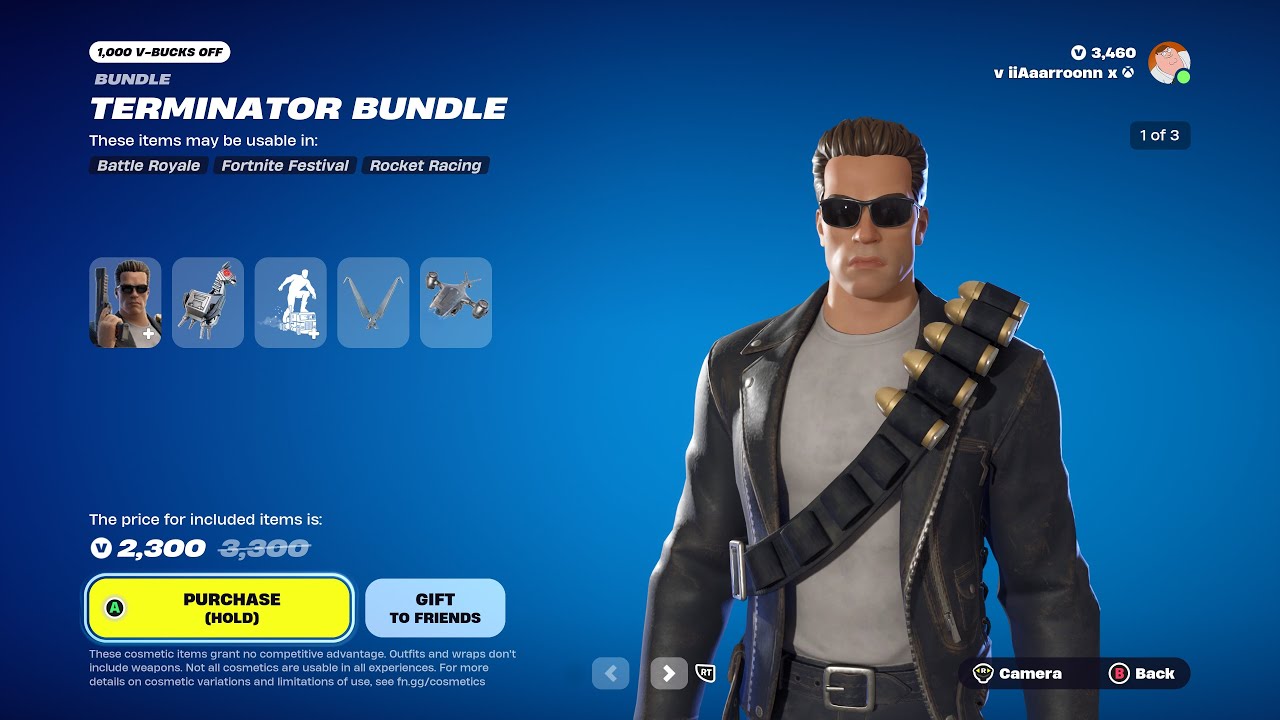 Fortnite Item Shop, December 18th 2023 - TERMINATOR SKIN RETURNS ...