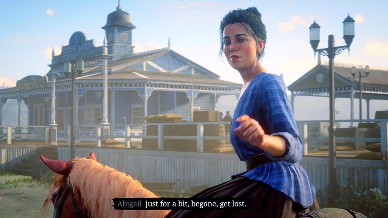 RDR2 - I got this Jailbreak Scene when Abigail left John - YouTube