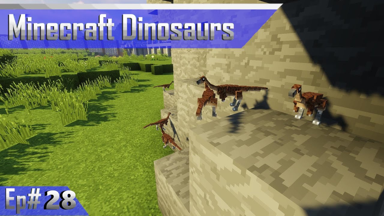 Park Tour and Gallimimus | Minecraft Dinosaurs Ep# 28 - YouTube
