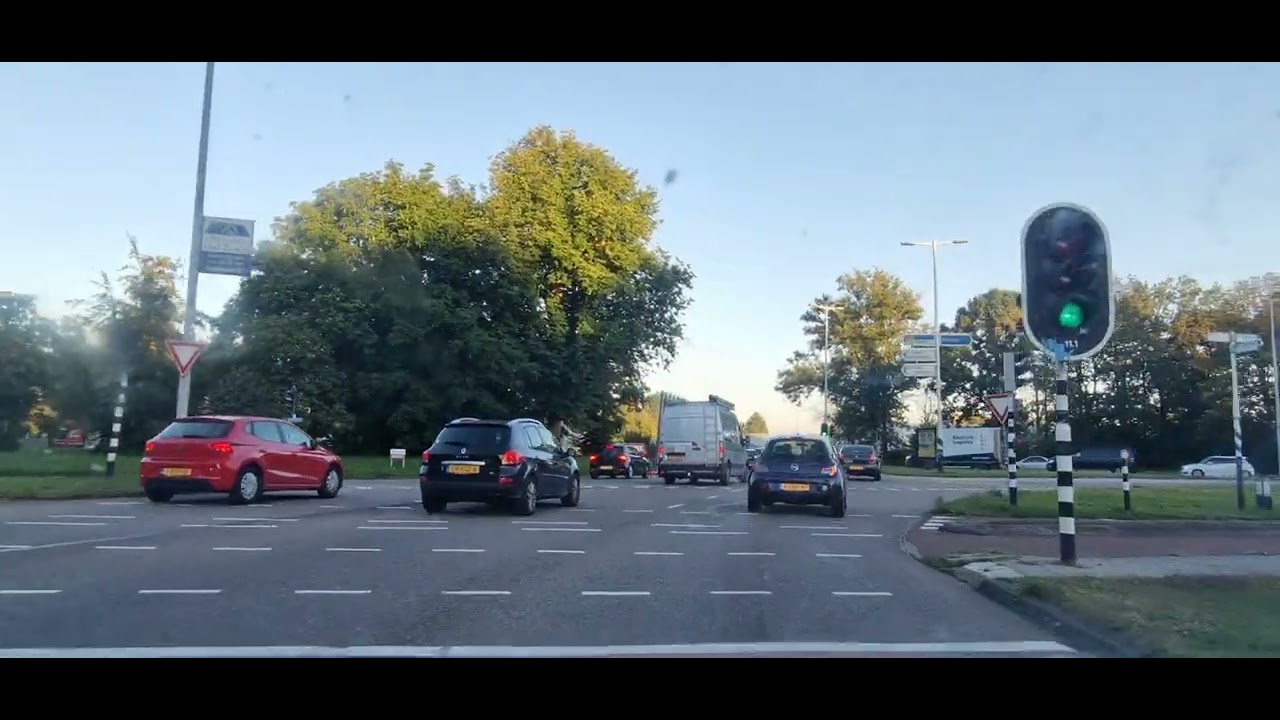 Driving from Utrecht to Schiphol - YouTube