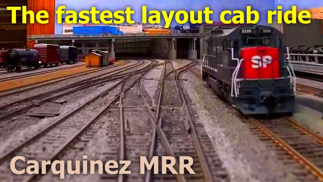 The fastest layout cab ride -- Carquinez MRR's train layout in under 3 ...