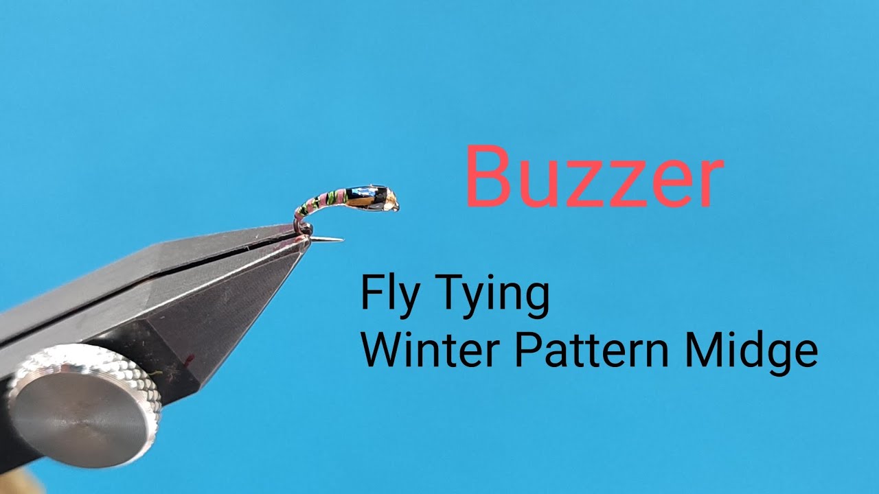 Fly Tying - Winter Pattern Midge / Buzzer - YouTube