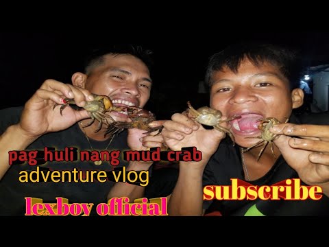 pag huli ng (mud crab) o awang sa bisaya l San Miguel Bohol - YouTube