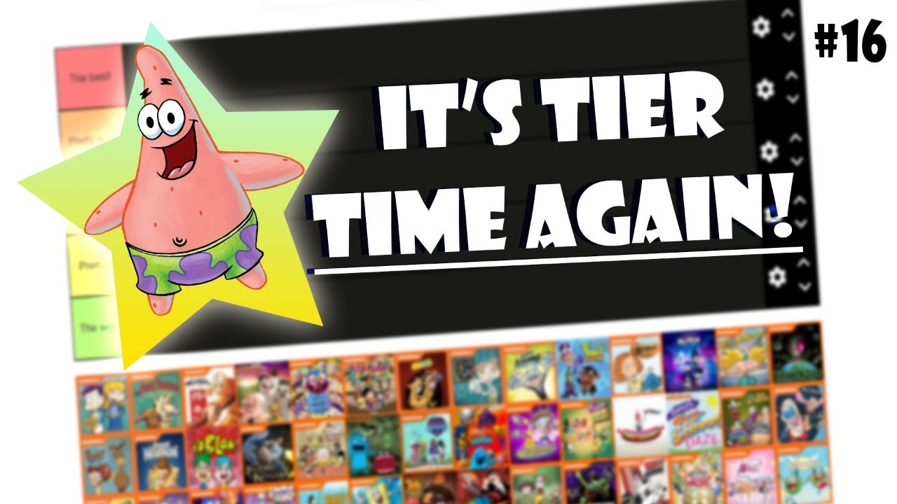 LIVE STREAM #16 - Nicktoons Tier Ranking! - YouTube