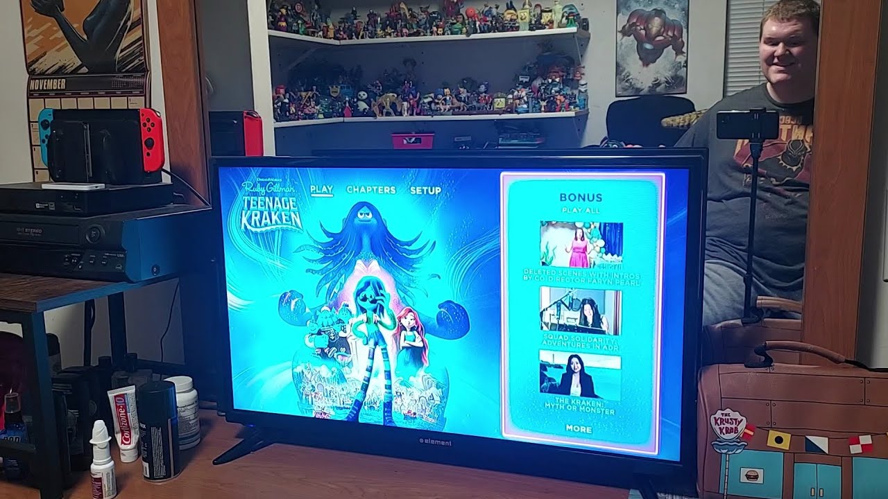 Menu Walkthrough Of DreamWorks Ruby Gillman Teenage Kraken DVD From ...