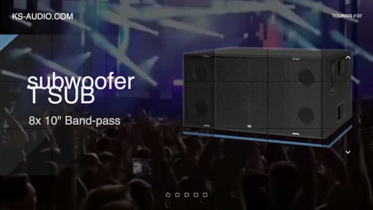 KS AUDIO Touring size line-arrays - YouTube
