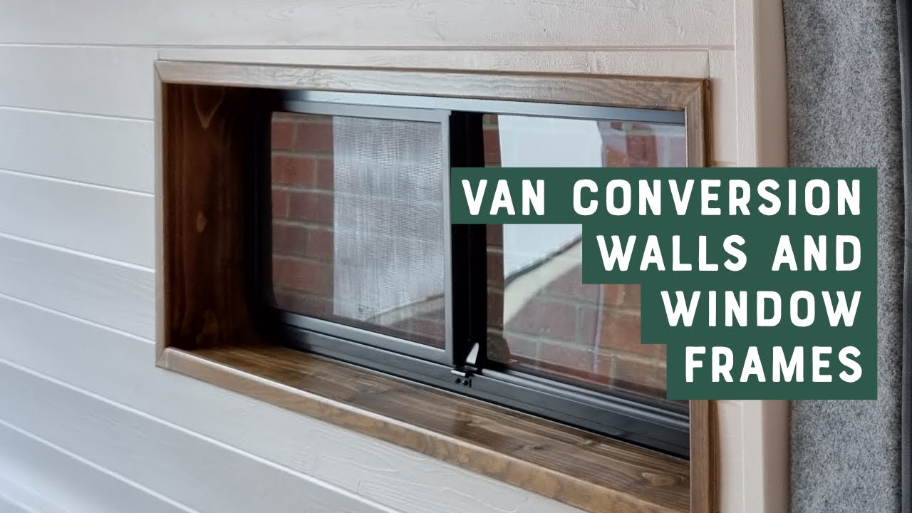Van Conversion - Cladding, Window Frames, and a Hammock Chair - YouTube